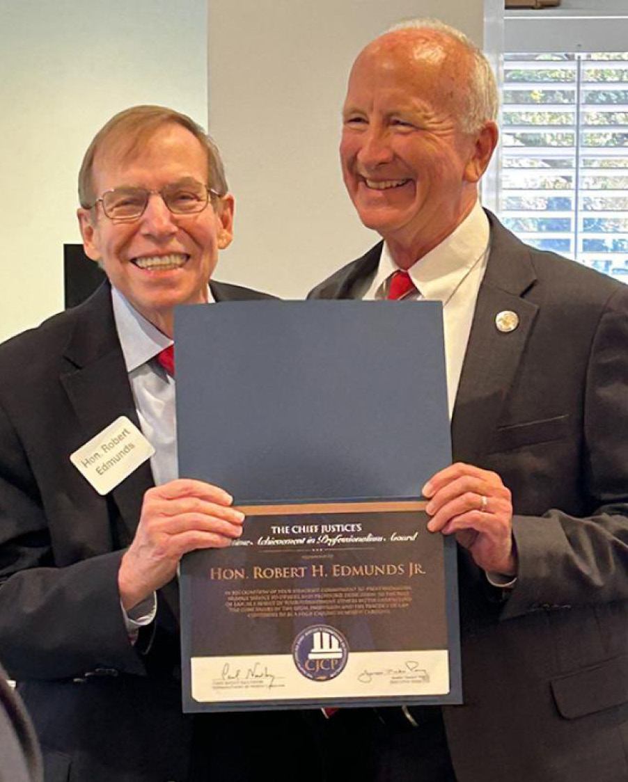 A Commitment to Service: Justice Edmunds Receives Lifetime Achievement ...